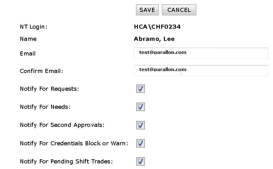 Notify: Defining Department Notification