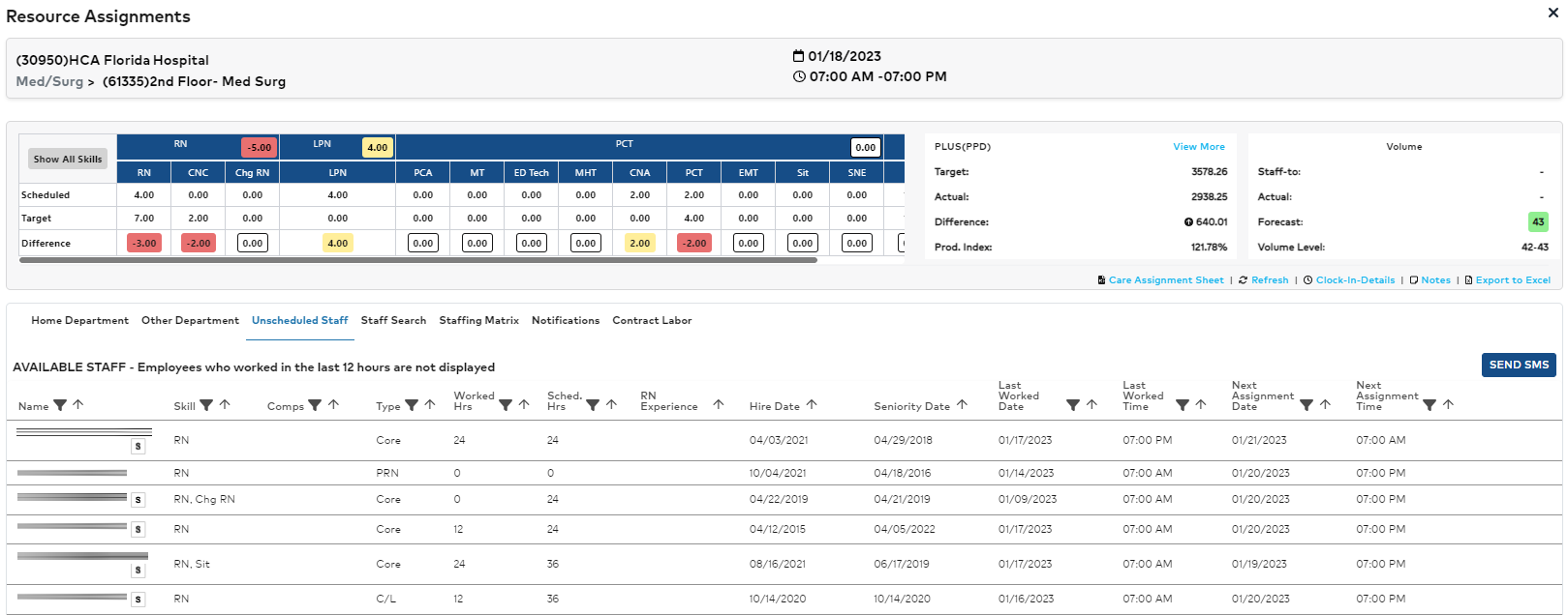 Staffing Dashboard - Create an Assignment